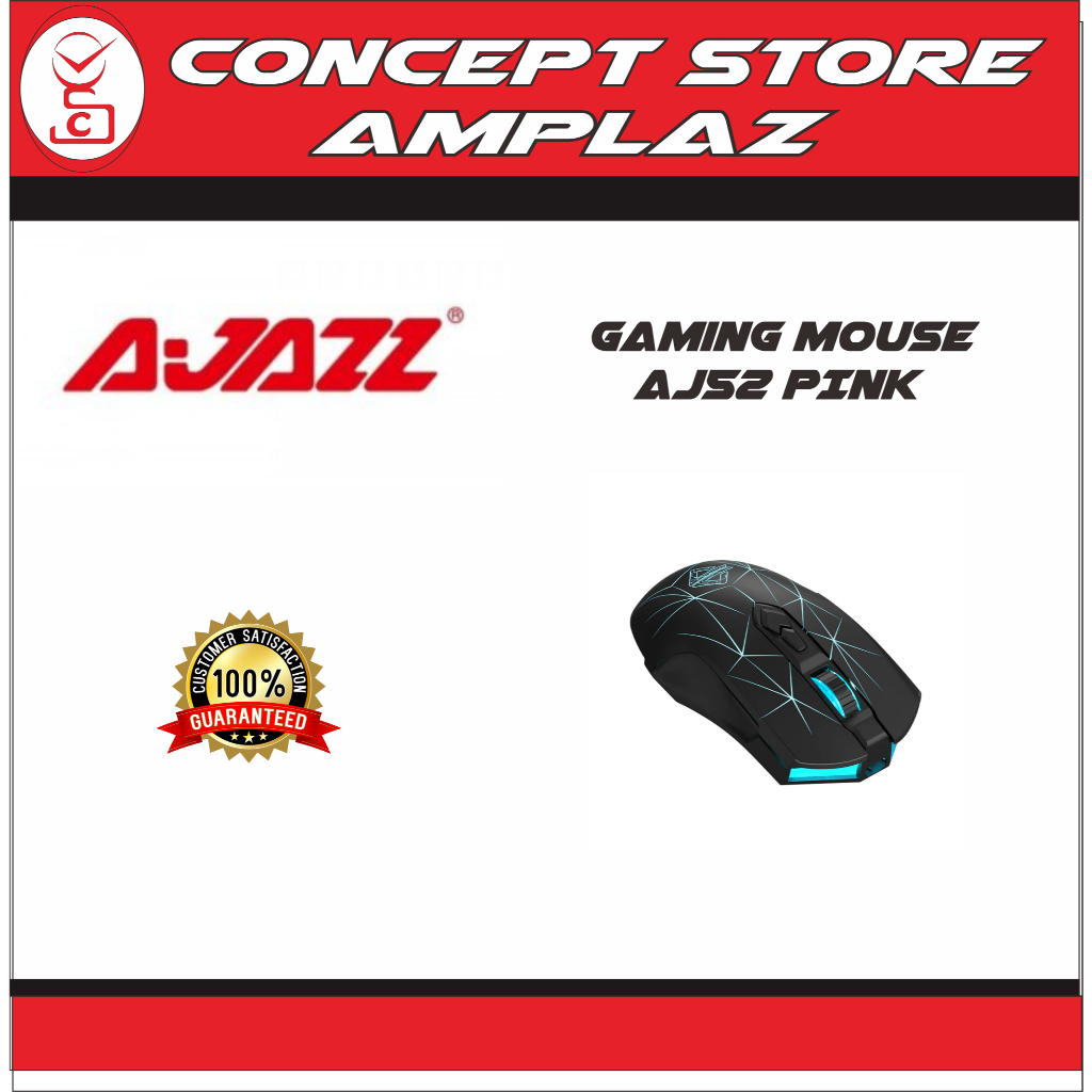 Jual AJAZZ gaming mouse AJ52 Black | Shopee Indonesia