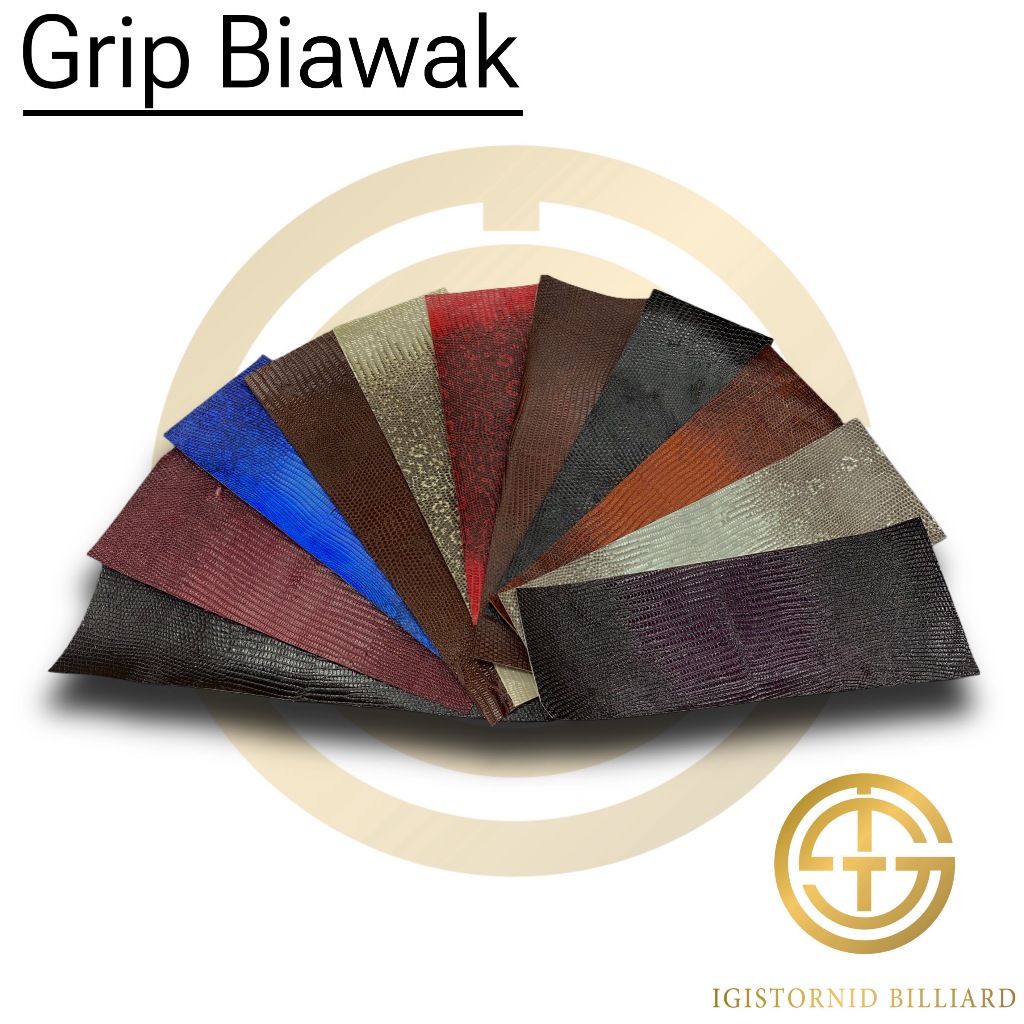 Jual Grip Biawak / Lizard Leather / Grip Billiard | Shopee Indonesia