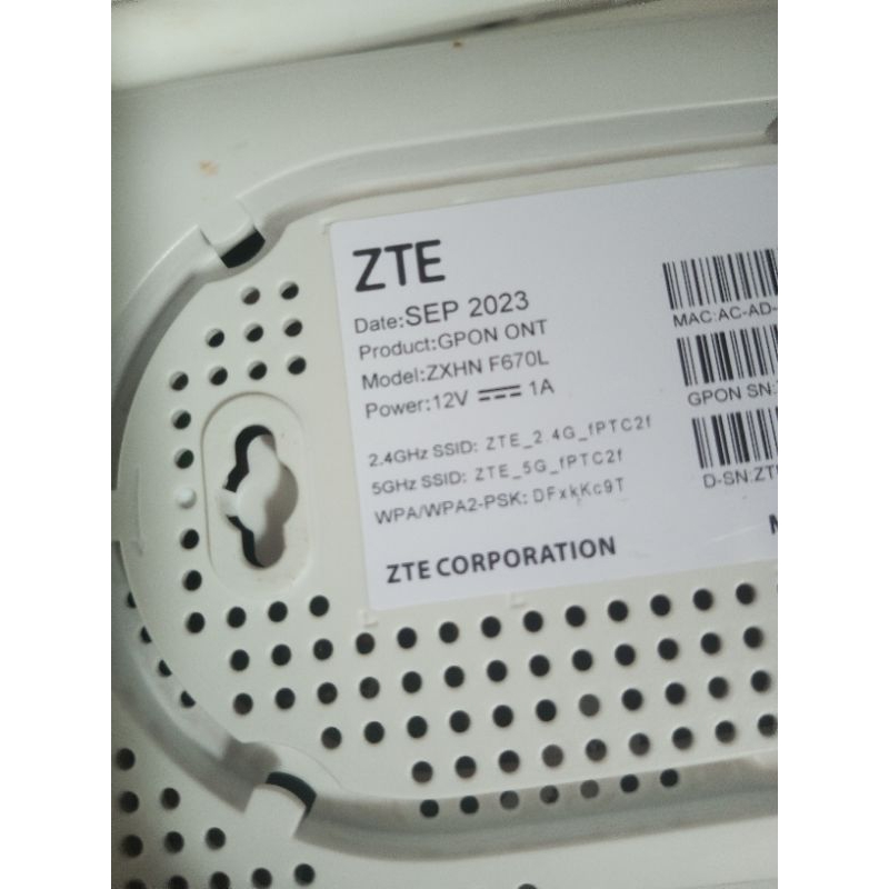 Jual modem ZTE F670l dual band | Shopee Indonesia