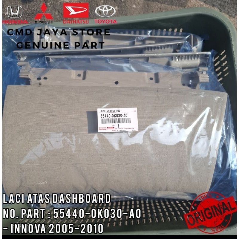 Jual Laci Atas Dashboard Innova 2005-2010 Original Toyota 55440-0K030 ...