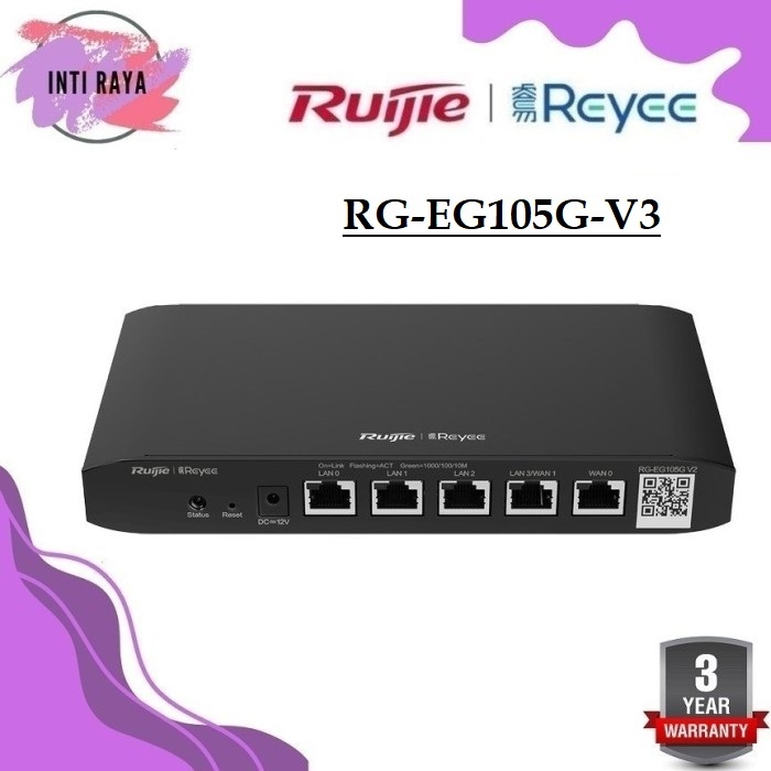 Jual Ruijie Reyee RG-EG105G V3 EG105G Series Cloud Managed Router EG105 G | Shopee Indonesia