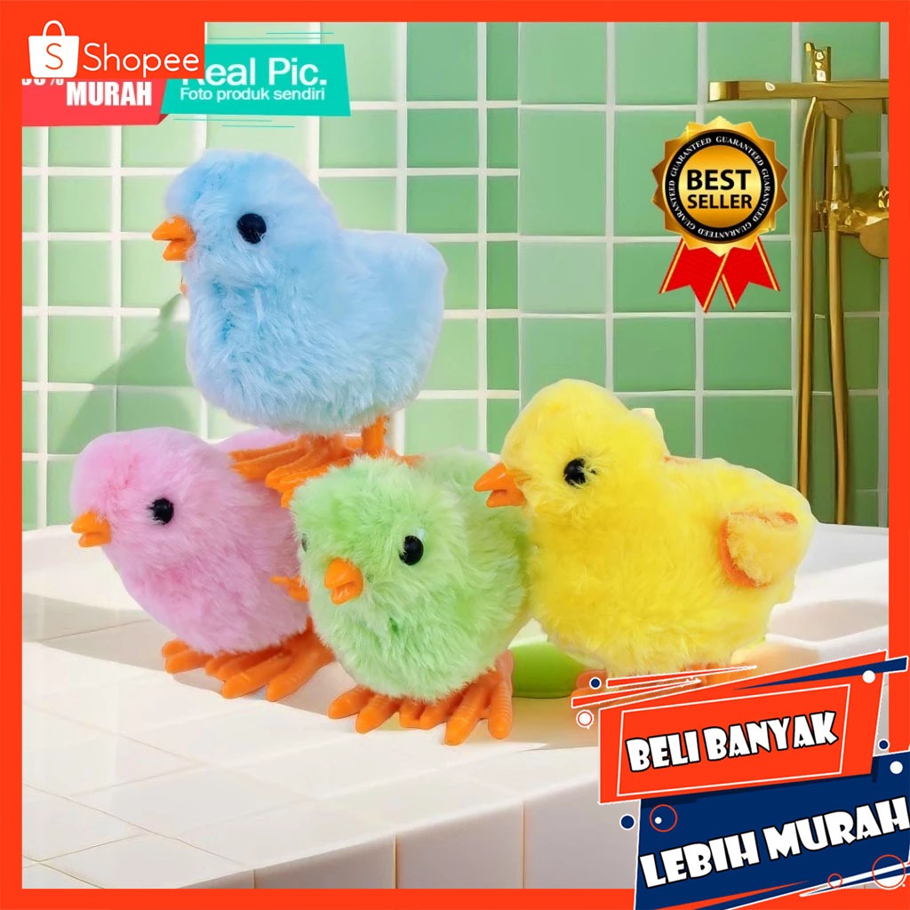 Jual MAINAN AYAM PUTAR LOMPAT WARNA-WARNI YI42 MAINAN LUCU AYAM ...