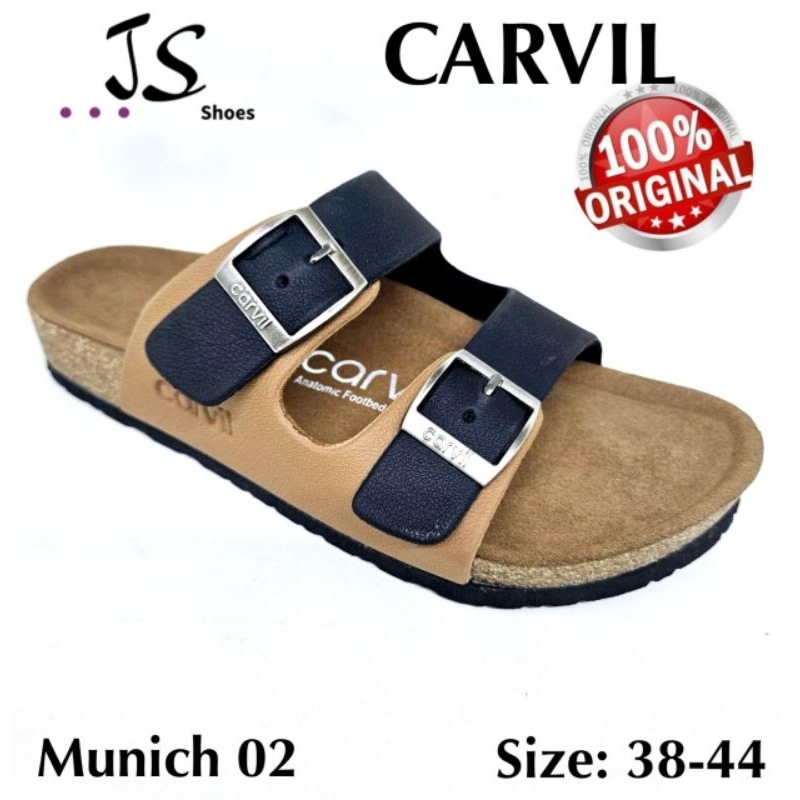 Jual CARVIL MUNICH 02 - SANDAL SLOP CASUAL PRIA DEWASA MERK CARVIL ...
