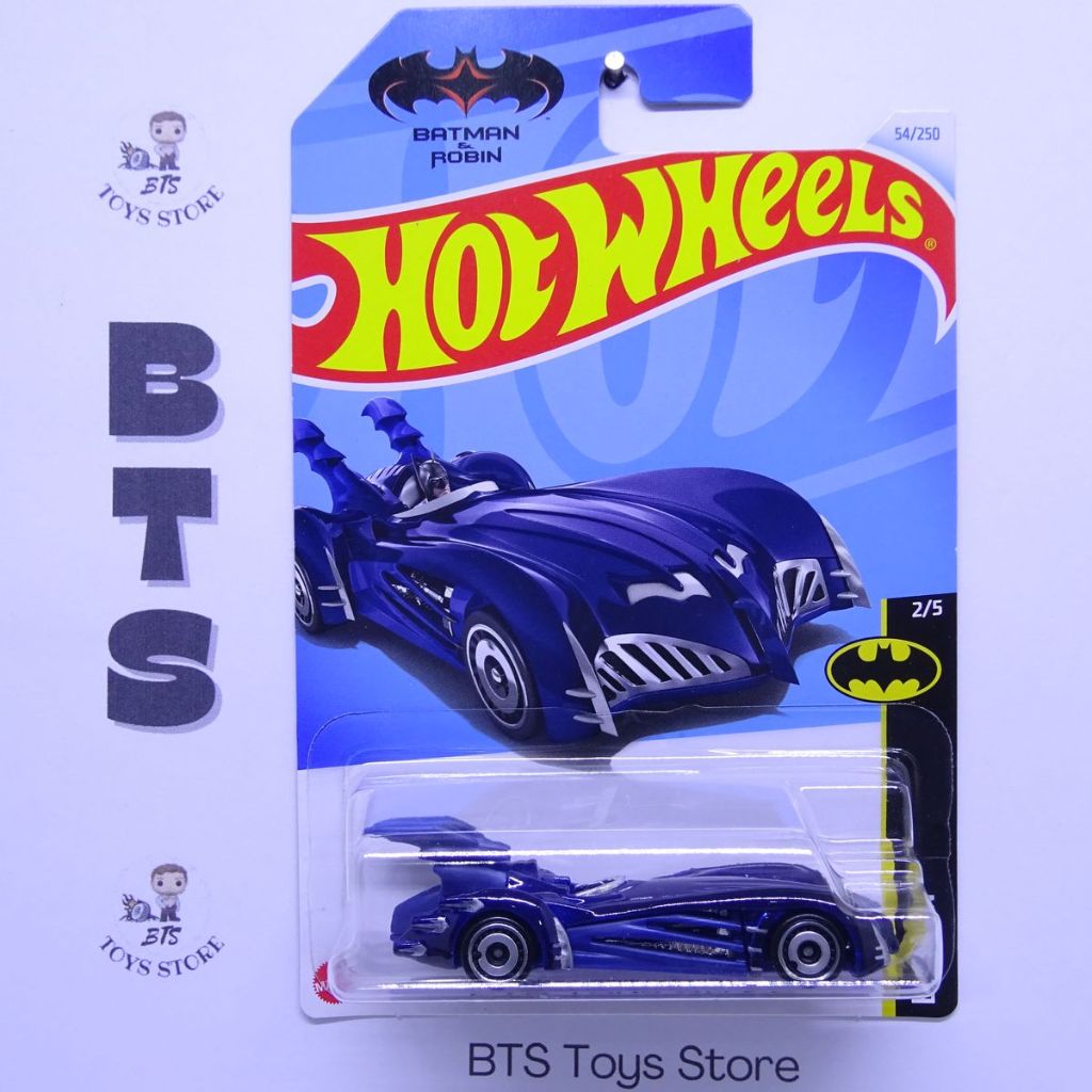 Jual Hot Wheels Batman & Robin Batmobile Biru | Shopee Indonesia