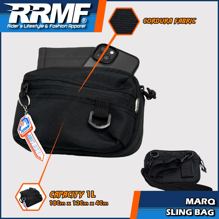 Jual RRMF Official Sling Bag Marq 2024 Water Resistant Slingbag ...