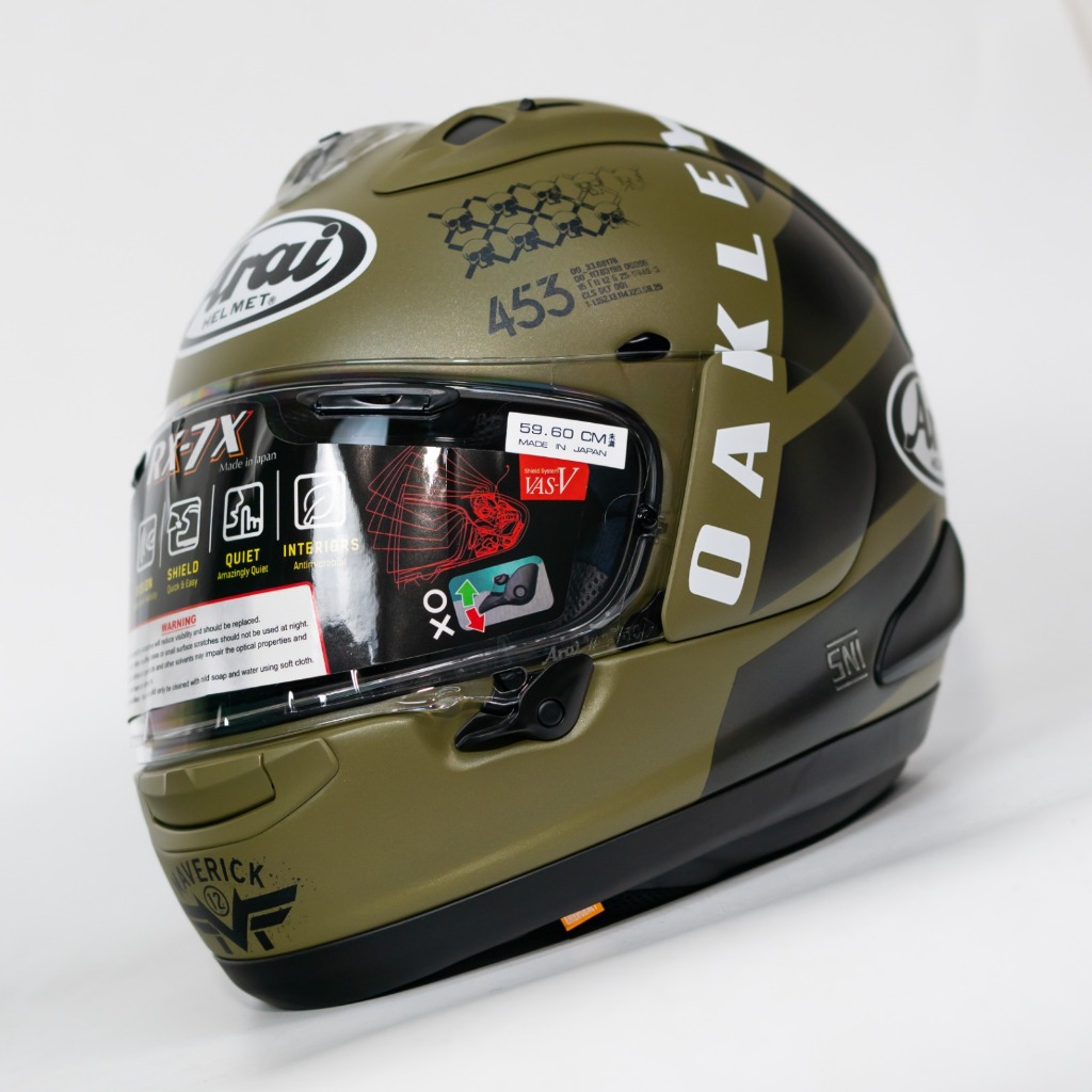 Jual Arai RX7X MVK OAKLEY Full Face | Shopee Indonesia