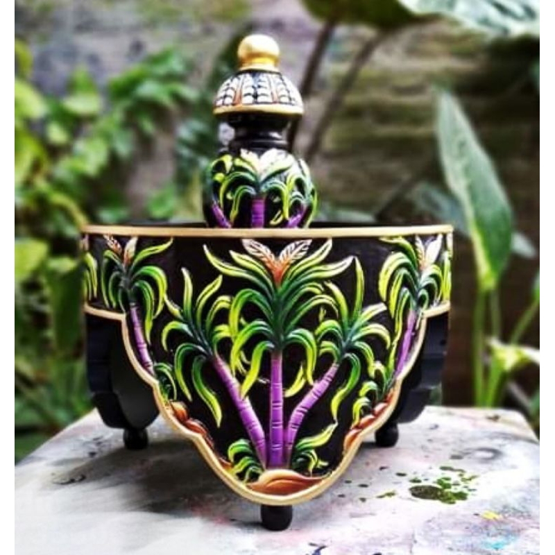 Jual Tebok pleci ukir 3D motif tanaman | Shopee Indonesia