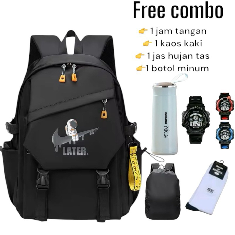 Jual Tas ransel backpack pria waterproof tas outdoor anti air backpack ...