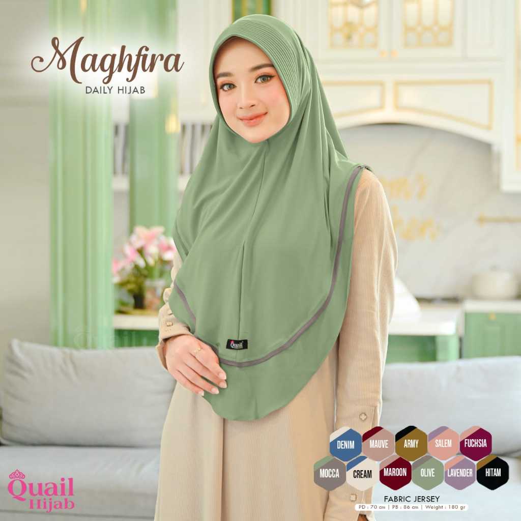 Jual Maghfira Hijab Casual Original Quail Hijab Instan Quail Maghfira Quail Grosir Hijab Premium ...