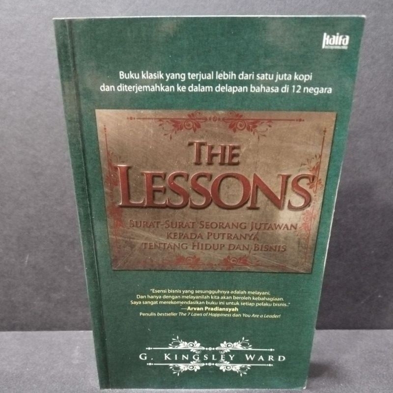 Jual Buku original THE LESSONS by G Kingsley Ward | Shopee Indonesia