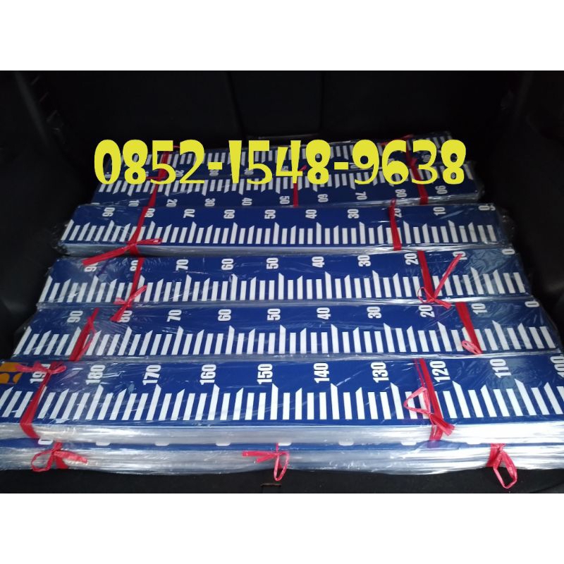 Jual Peil Schaal atau Peil Scale 1, 2 dan 3 meter. Alat Ukur Tinggi ...