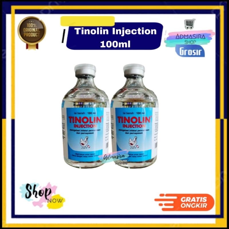 Jual TINOLIN INJECTION 100ml Medion Obat Infeksi Pencernaan dan ...