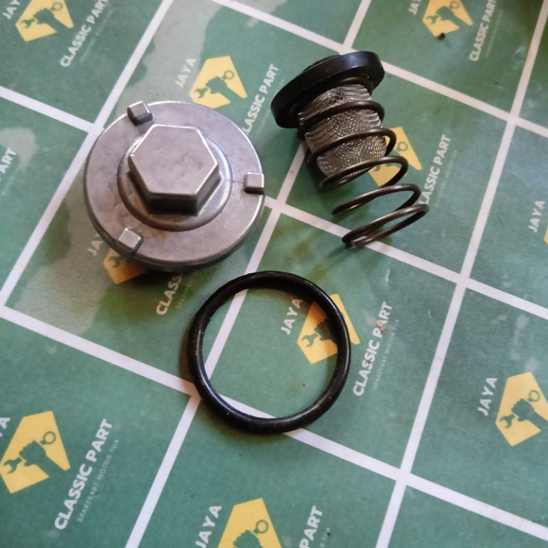 Jual FULLSET TUTUP TAP OLI SET PER & FILTER OLI MIO J N MAX AEROX MIO ...