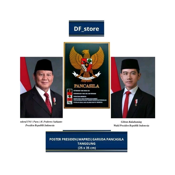 Jual poster presiden wakil presiden besar | poster presiden dan wakil ...