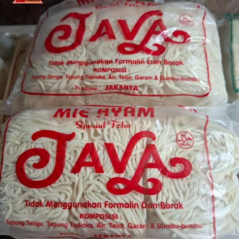 Jual Mie Ayam Mentah Spesial Telor Merek JAVA | Shopee Indonesia