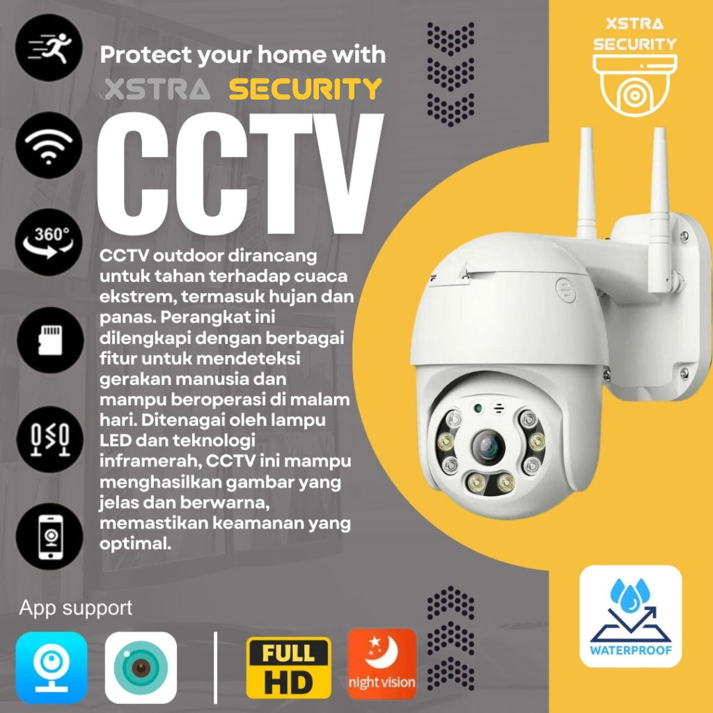 Jual CCTV Outdoor luar ruangan v360 tahan air | Shopee Indonesia
