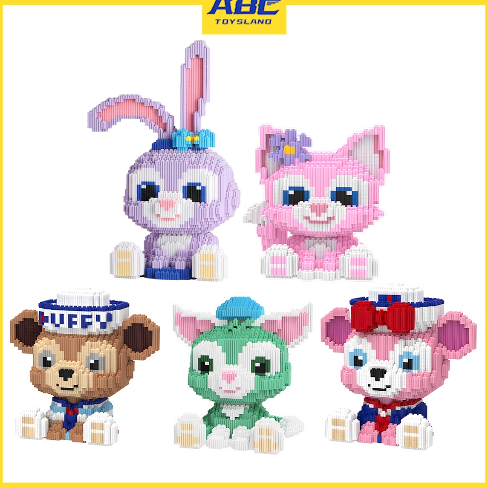 Jual Produsen Resmi ABC Nano Block Karakter Disney Medium 3D Series ...