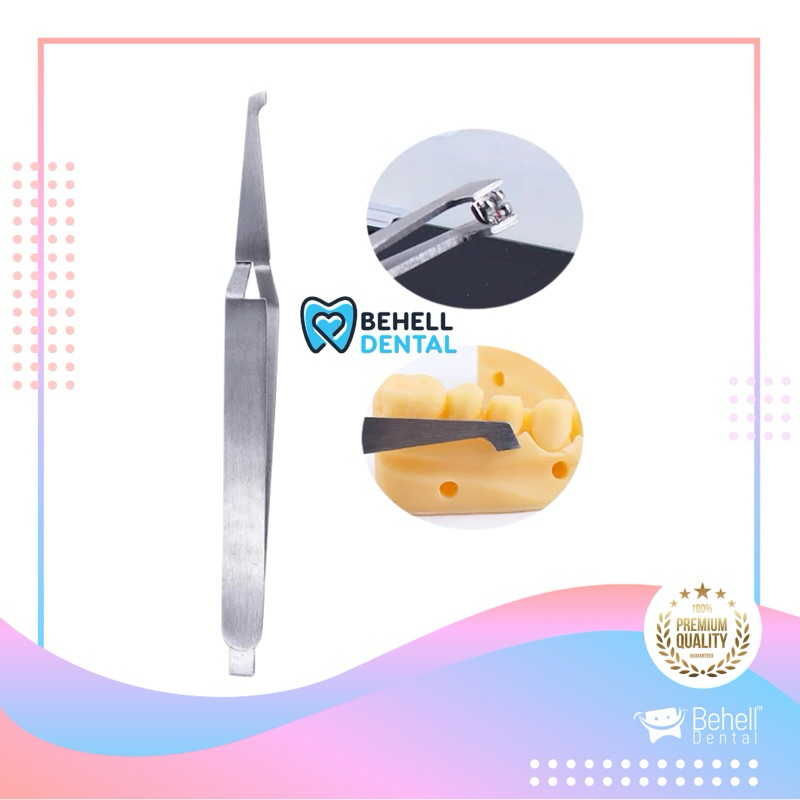 Jual BEHELLDENTAL - PINSET ORTHO BRACKET HOLDER BEHEL - TWEEZER DENTAL ...