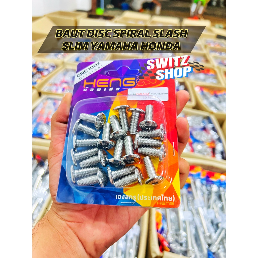 Jual HENG BAUT DISC PIRINGAN BAUT 12 M8 PROBOLT DISC SPIRAL SLIM SLASH STAINLES matte original ...