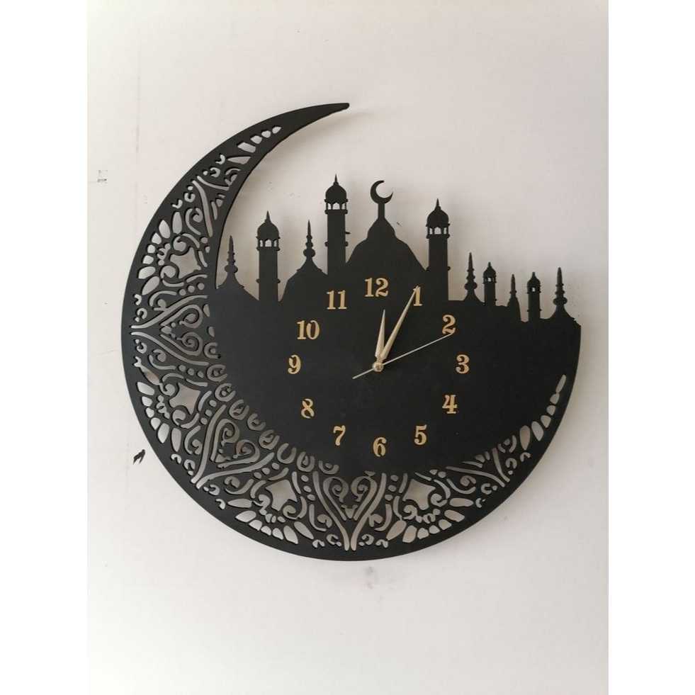 Jual Jam Dinding Islami Premium Acrylic Cutting / Surah Al Ikhlas ...