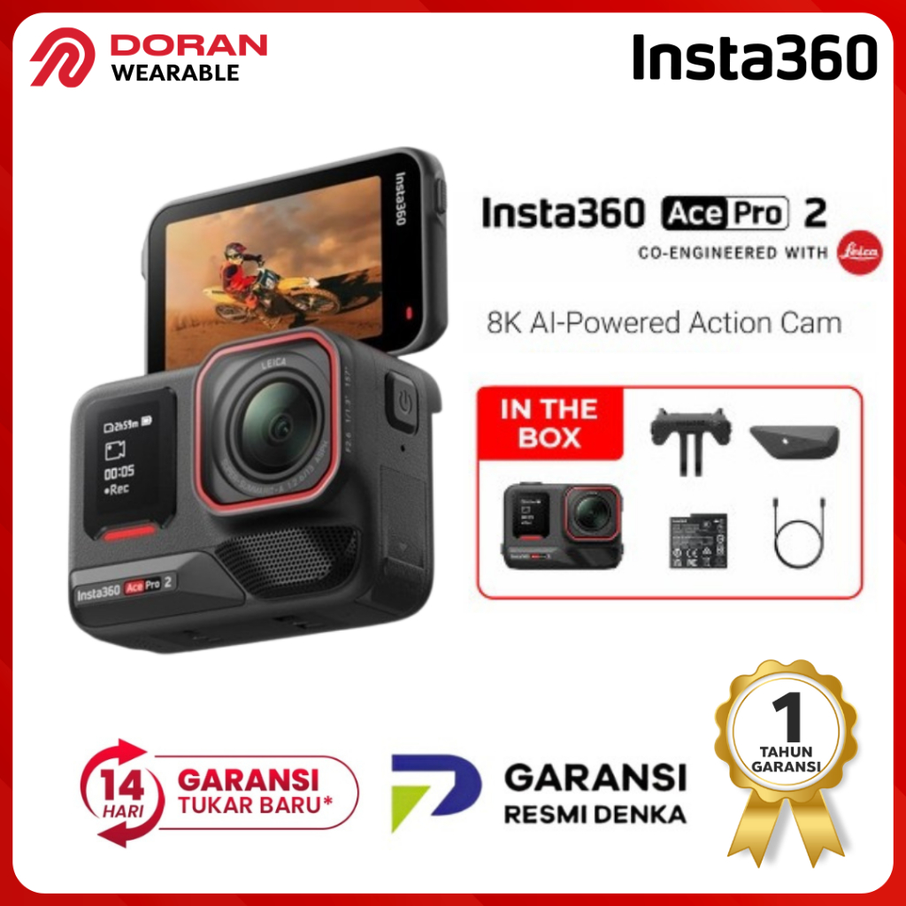 Jual Insta360 Ace Pro 2 Action Cam | Insta 360 Ace Pro 2 - 8K AI Powered Action Cam Leica ...