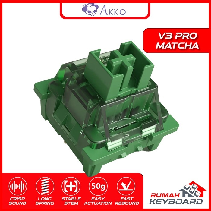 Jual AKKO - V3 - Matcha Green PRO - Switch - 3 PIN - 50g - PCB Mount ...