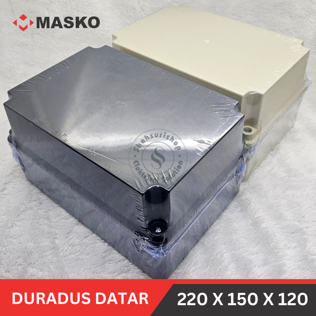 Jual DORADOS DURADUS PLASTIK MASKO 220 X 150 X 120 MM DATAR POLOS HITAM ...