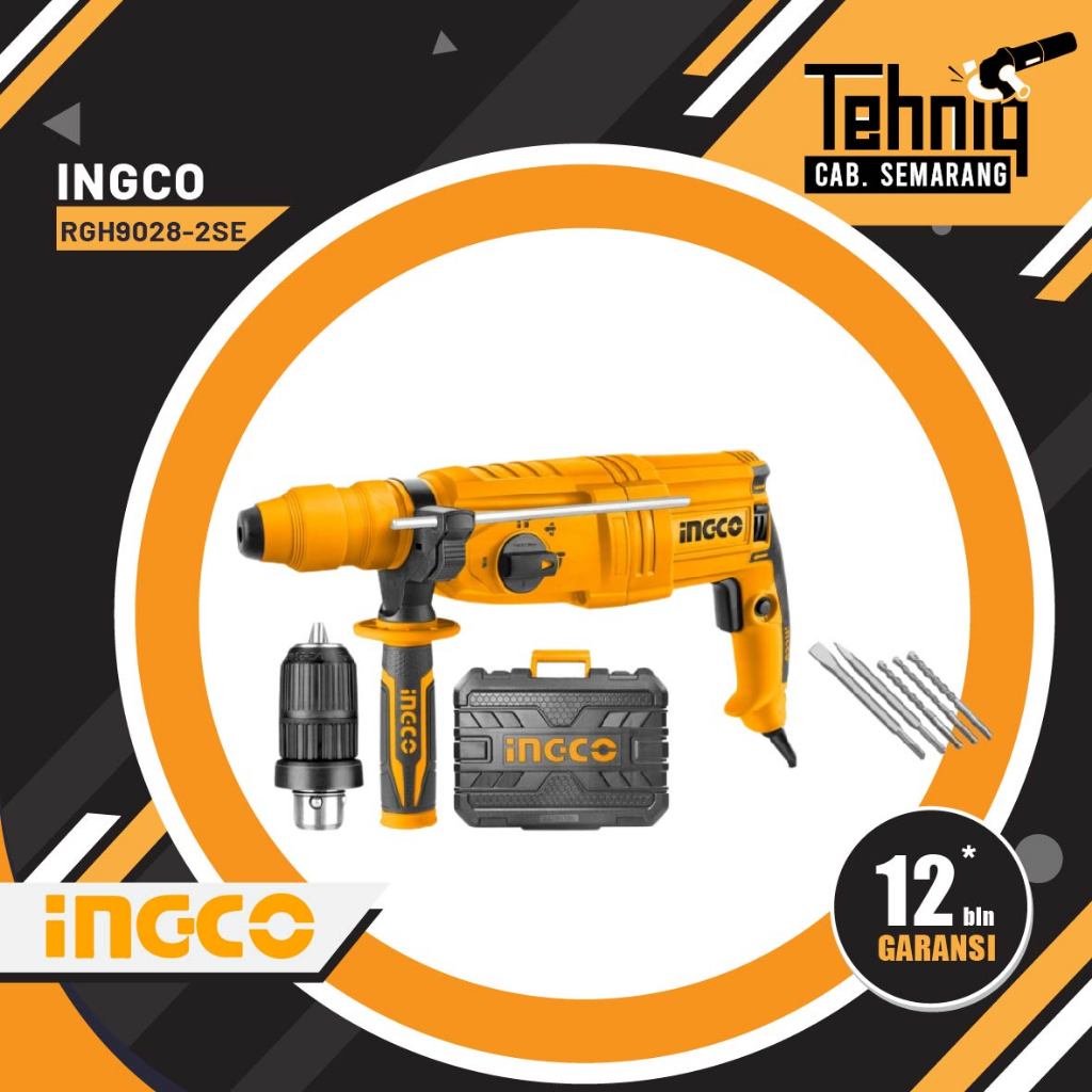 Jual MESIN BOR ROTARY HAMMER INGCO RGH9028-2 SE / MESIN BOR BESI 26MM | Shopee Indonesia
