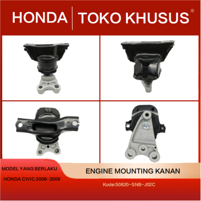 Jual Engine Mounting Gantungan Mesin Pangkuan Mesin Kanan Civic Fd 2006 2007 2008 2009 2010 2011 ...