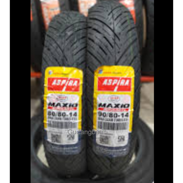 Jual ( PAKET 2 BAN ) SPR40 80 80 14 dan 90 80 14 ASPIRA MAXIO SPR 40 ...