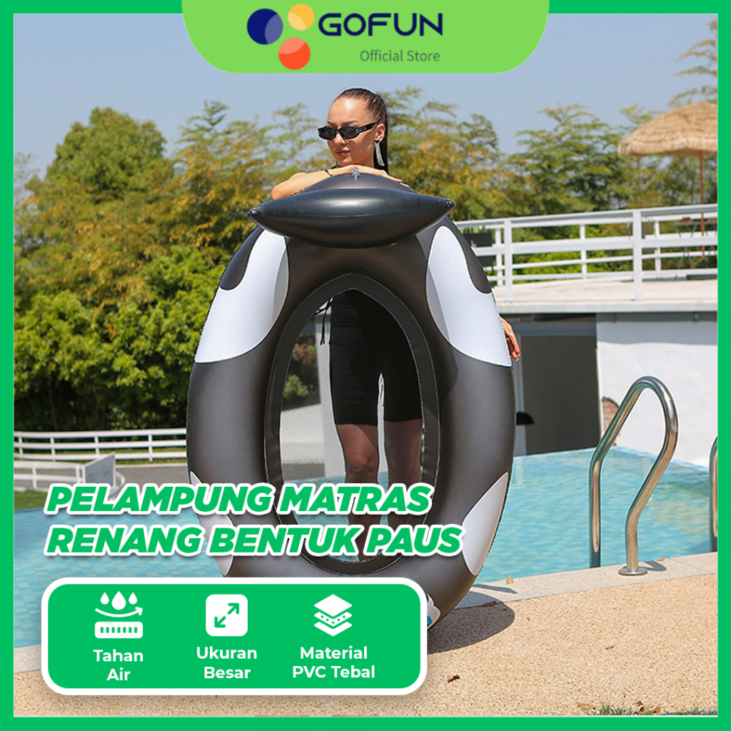 Jual Pelampung Matras Jaring Ban Renang Anak - Dewasa Jumbo Motif Paus ...