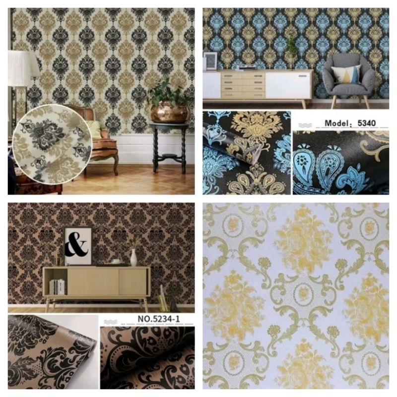Jual Wallpaper Dinding Batik Wallpaper Ruangan Wallpaper Dinding Batik ...