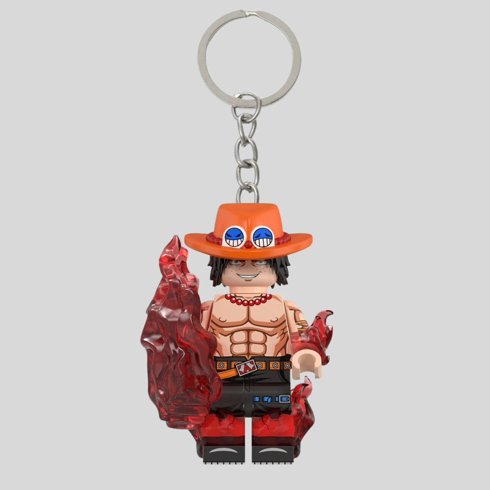 Jual Ace LEGO Keychain | Gantungan Kunci LEGO Ace | One Piece Series ...