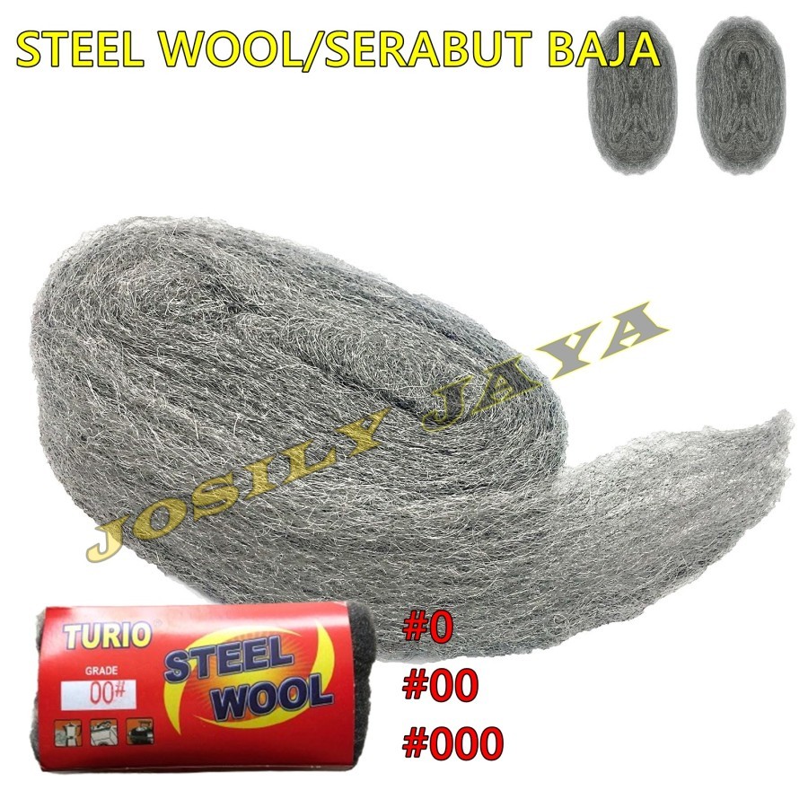 Jual Serabut Baja/Steel Wool/Poles Marmer 70gr/Berat 70gr | Shopee ...