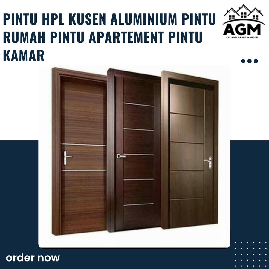 Jual pintu hpl kusen aluminium pintu rumah pintu apartement pintu kamar | Shopee Indonesia
