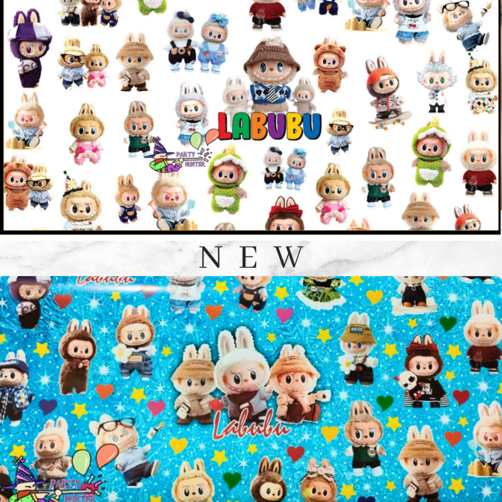 Jual Kertas Kado Glossy Labubu (5 Lembar) | Shopee Indonesia