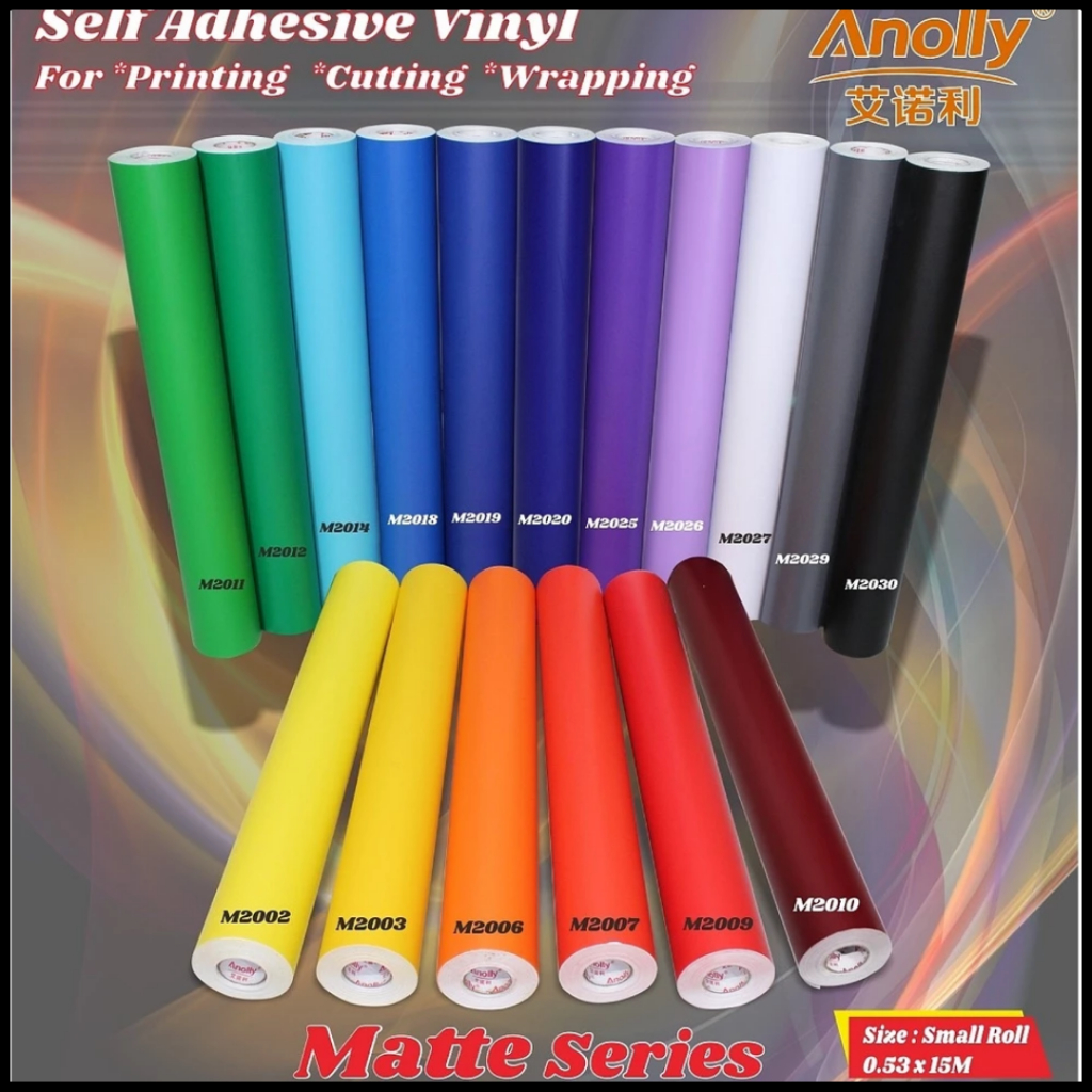 Jual SKOTLET BAHAN STICKER STIKER ANOLLY MATTE SERIES (METER) | Shopee ...
