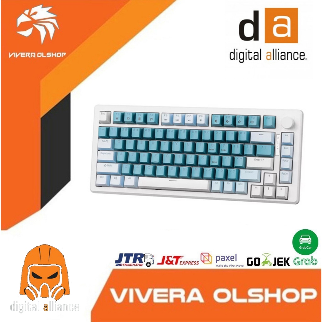Jual DA Meca 8S Wired Mechanical Gaming Keyboard Digital Alliance 75% ...
