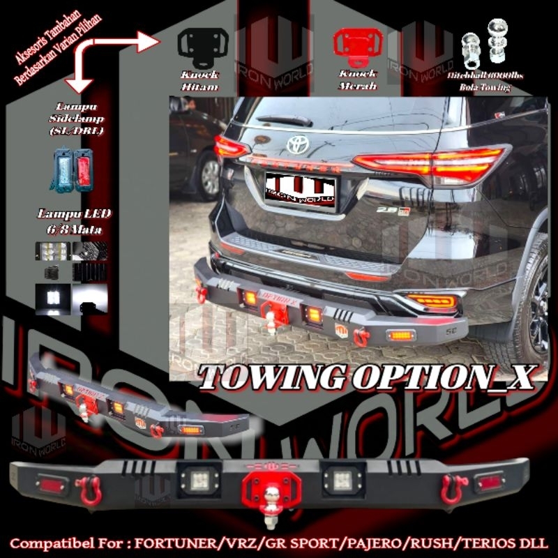 Jual TOWING BAR FULL PLAT BAJA OPTION_X | Shopee Indonesia