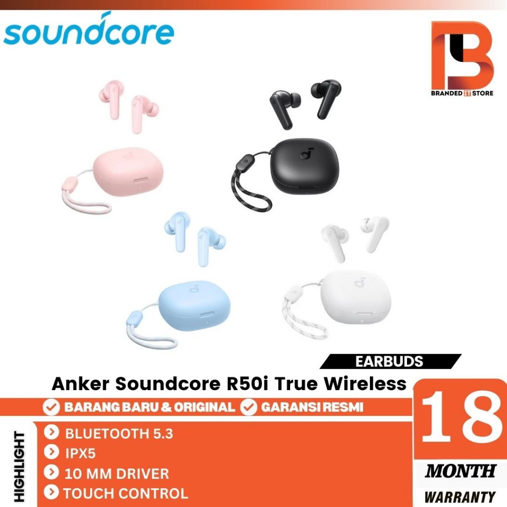 Jual Anker Soundcore R50i True Wireless Earbuds TWS Earphone | Shopee ...