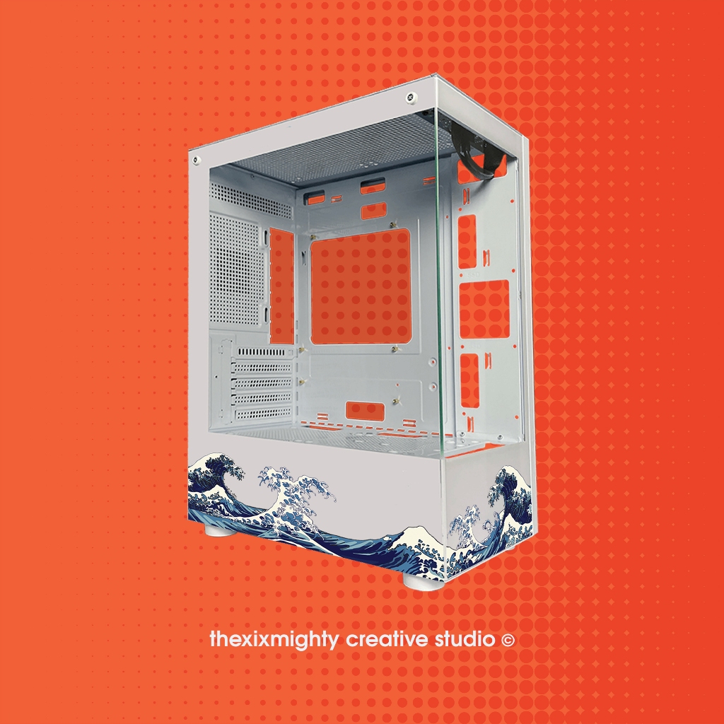 Jual PC CASE CUSTOM STICKER | FULL BODY | DECAL | PRINTING STICKER ...