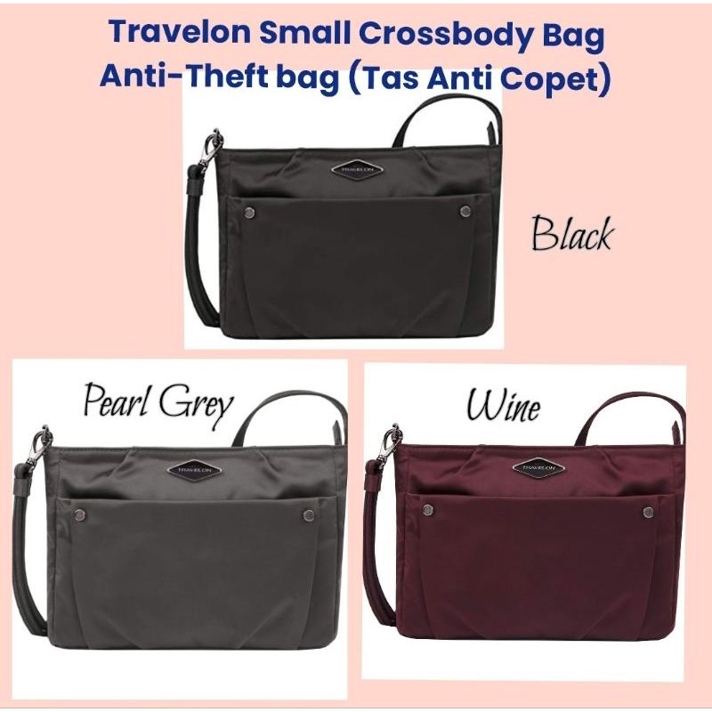 Jual Travelon Small Crossbody Bag, Anti-Theft bag | Shopee Indonesia
