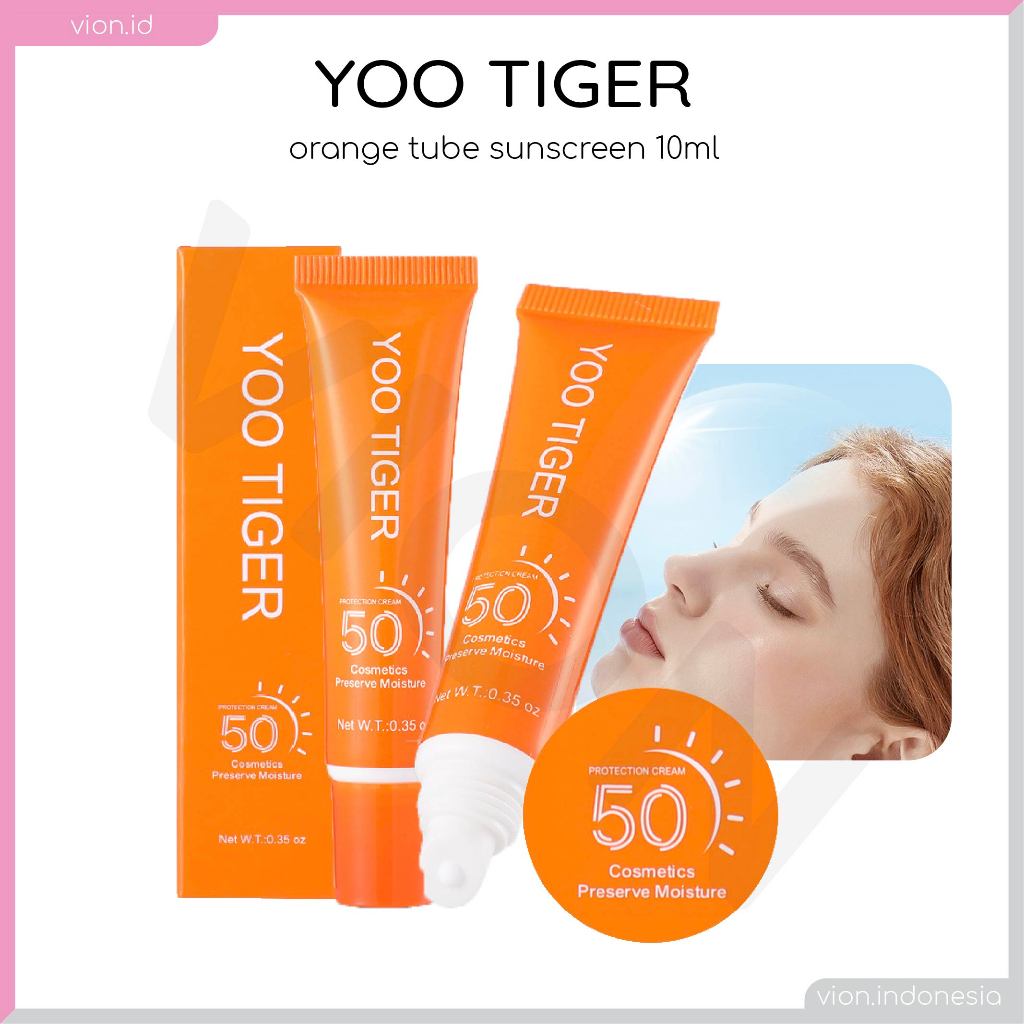 Jual YOO TIGER Orange Sunscreen SVMY Sunblock SPF 50 Sun Block Screen ...