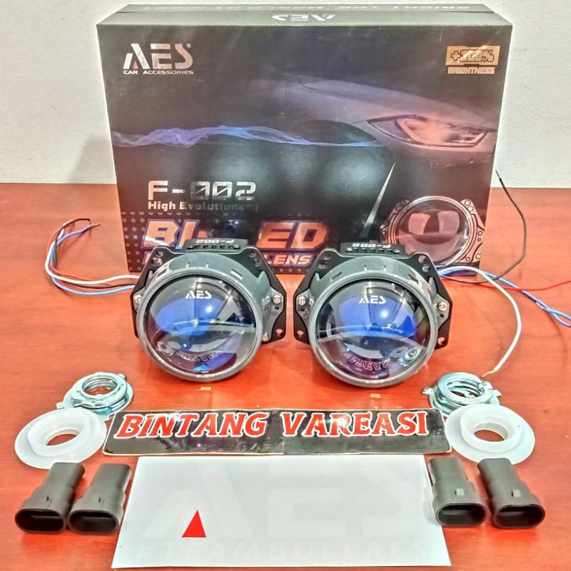 Jual LAMPU LED HEADLAMP BILED AES F002 HIGHPOWER 3 INCH BLUE LENS ...