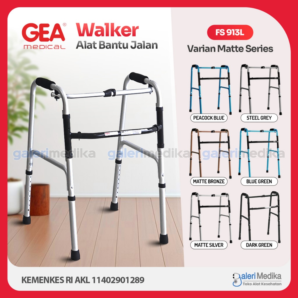 Jual Walker / Tongkat Alat Bantu Jalan GEA FS913L / FS 913 L / FS-913L ...