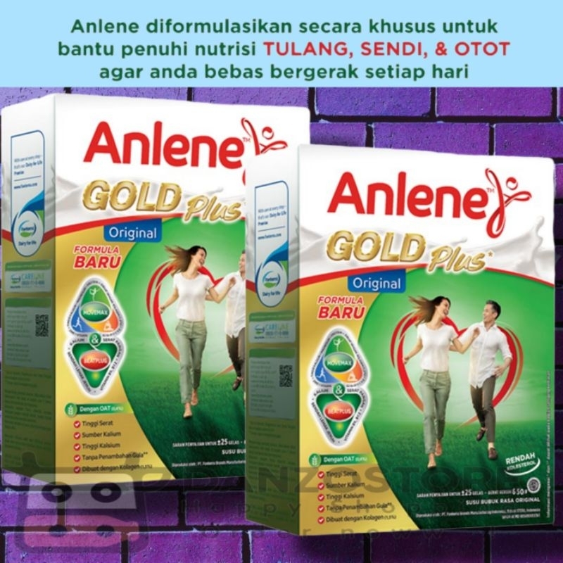 Jual ANLENE GOLD 5X 600G RASA ORIGINAL / COKLAT | Shopee Indonesia