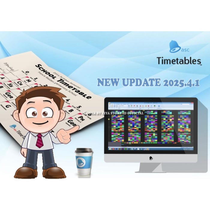 Jual ASC TIMETABLES 2026 ORIGINAL KEY SOFTWARE UNTUK MEMBUAT JADWAL ...