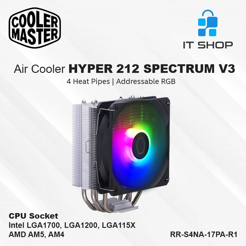 Jual Cooler Master Hyper 212 Spectrum V3 CPU Air Cooler | Shopee Indonesia