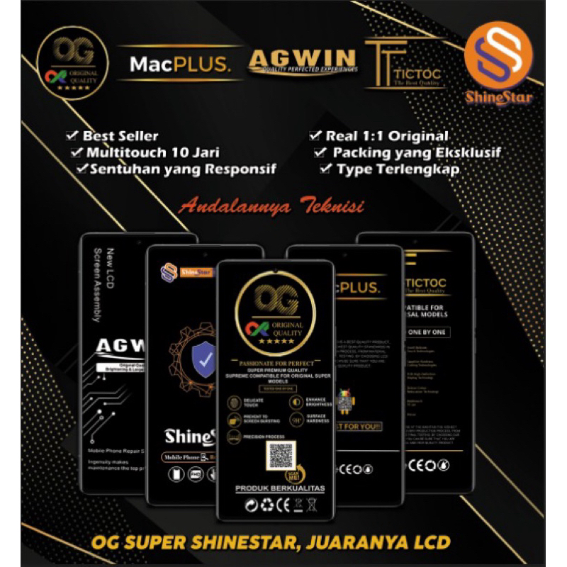 Jual LCD TOUCHSCREEN SAMSUNG A055F/A05 MERK OG SUPER/ TICTOC/ MACPLUS/ MEETOO/ MOSHI/ MGKU ...