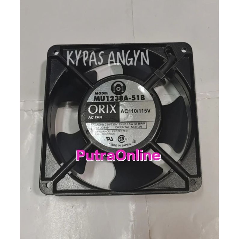 Jual Kipas Fan Orix 12CM AC 110V/120V Ball Bearing Made in Japan | Shopee Indonesia